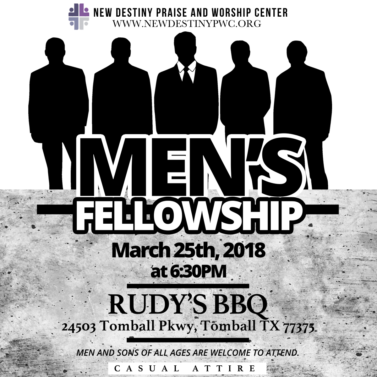 Men’s Ministry Meeting - New Destiny Praise and Worship Center